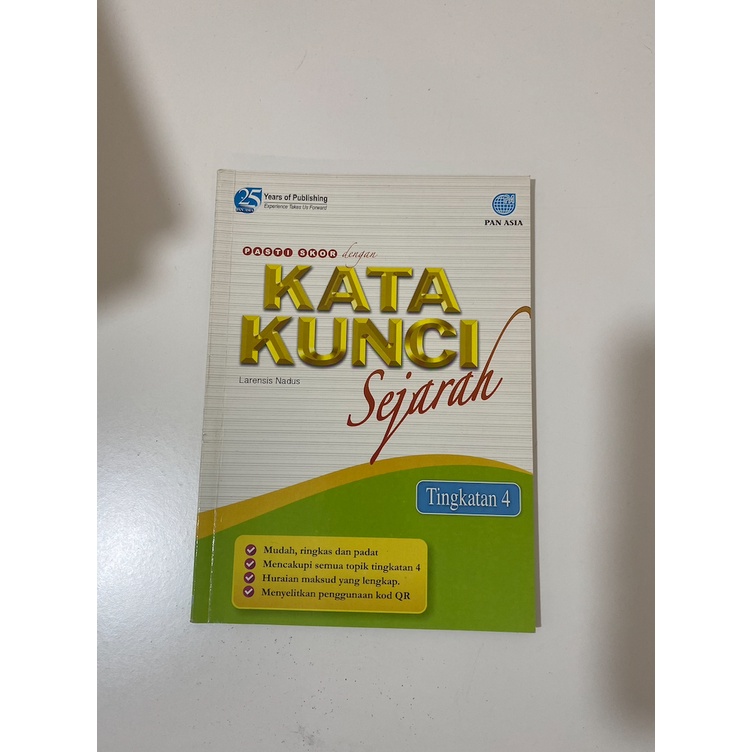 Second Hand Book Spm Kata Kunci Sejarah Spm Form 4 Tingkatan 4 Preloved