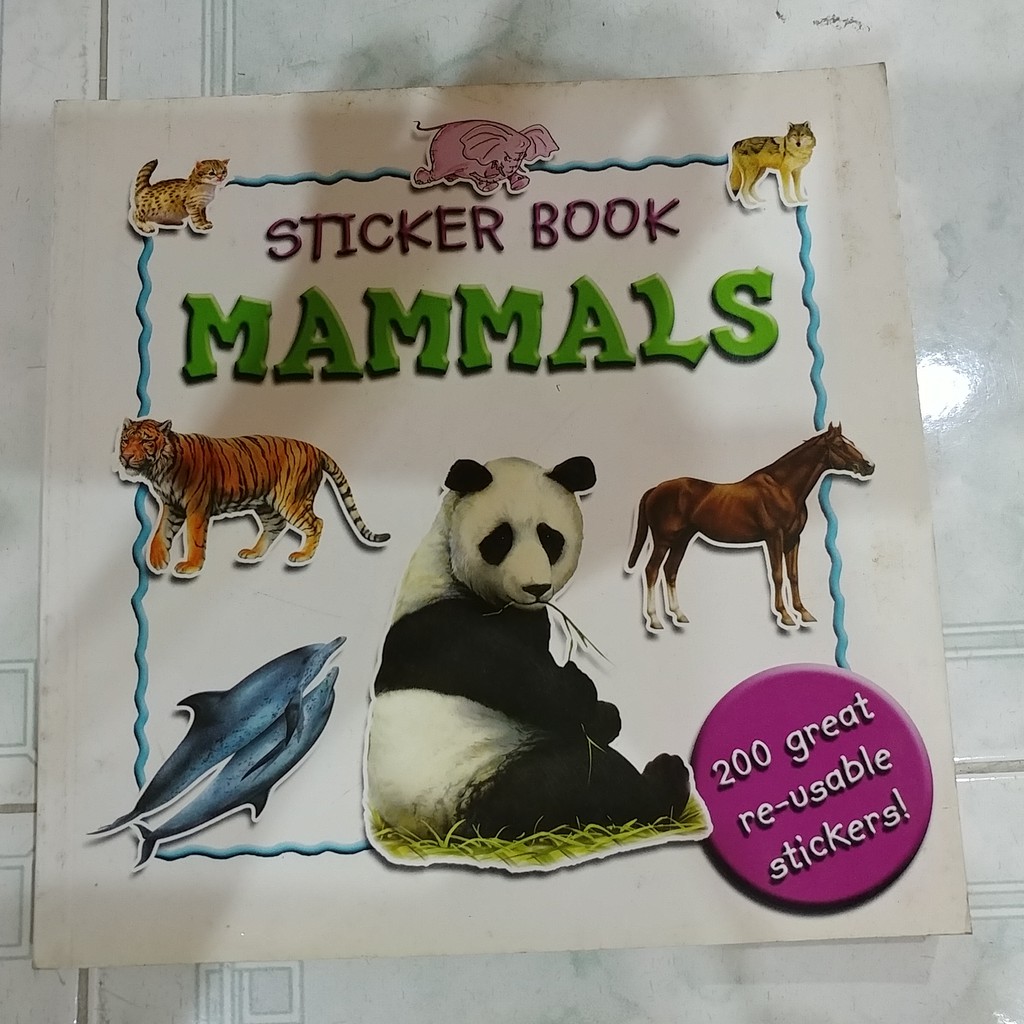 Mammals (Sticker Book) | Shopee Malaysia