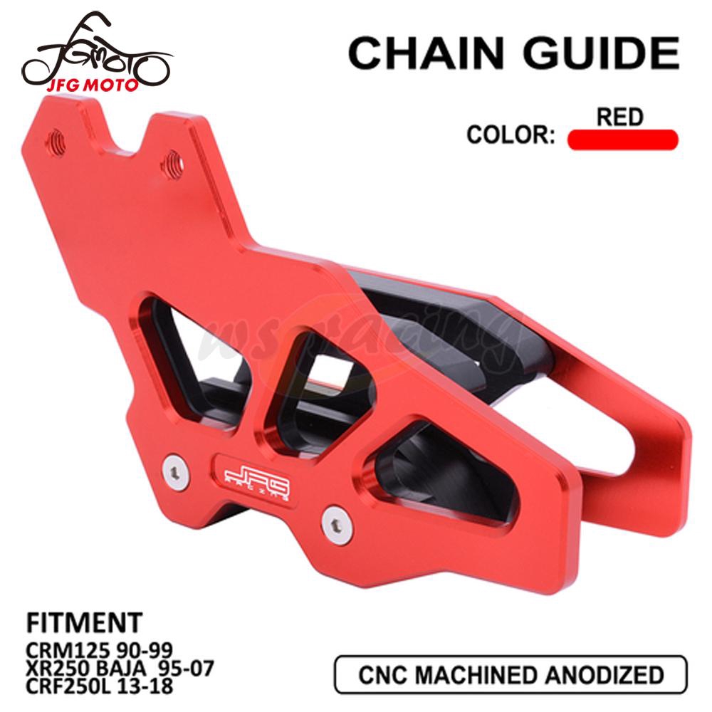 JFG MOTO Motorcycle Chain Guide Guard Tensioner For CRF250L XR250 BAJA ...