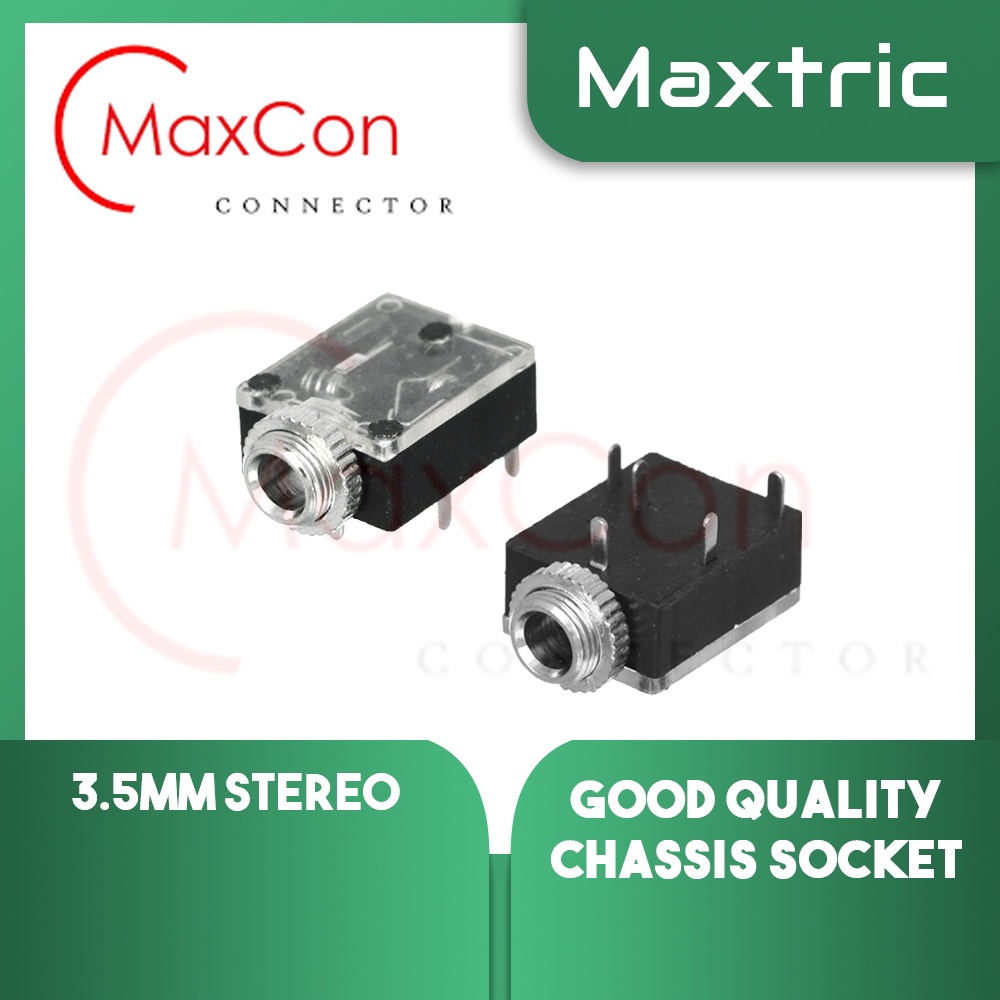 Maxcon 3.5MM STEREO Chassis Socket EJ-158L | Shopee Malaysia