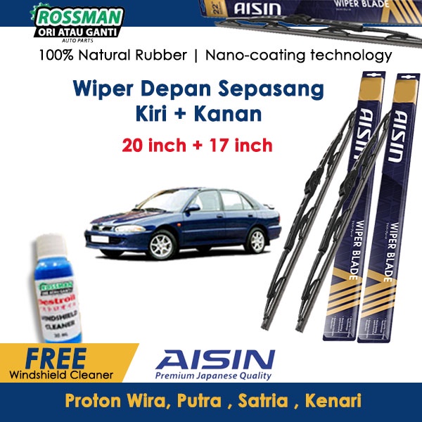AISIN Wiper Set For Proton Wira, Putra , Satria , Kenari | Shopee Malaysia