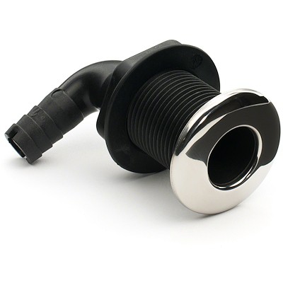 BOAT THRU HULL 90 DEGREE WITH SS 316 TRIM RING 1-1/8" (28.5MM) | Shopee ...