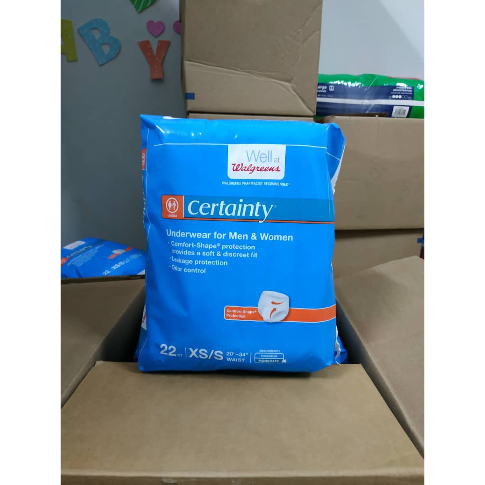 certainty adult diapers pants size XS(defect clearance) | Shopee Malaysia