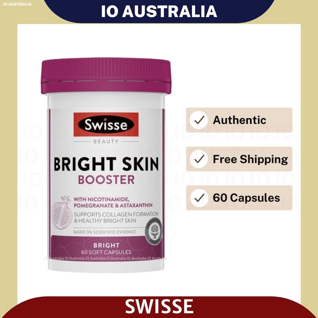 Swisse Beauty Bright Skin Booster / Bright Skin + 60 Capsules | Shopee ...