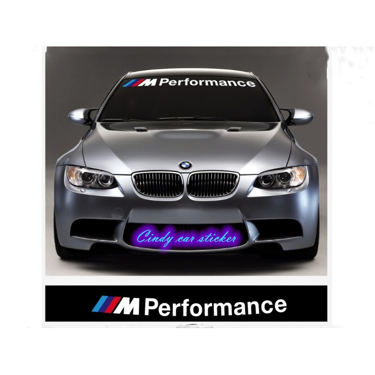 BMW M PERFORMANCE FRONT WINDSCREEN STICKER | Shopee Malaysia