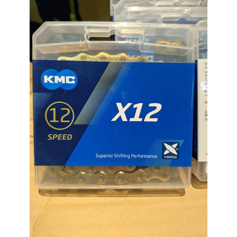 KMC 12 speed Chain(Chrome/TI-N Gold edition) | Shopee Malaysia