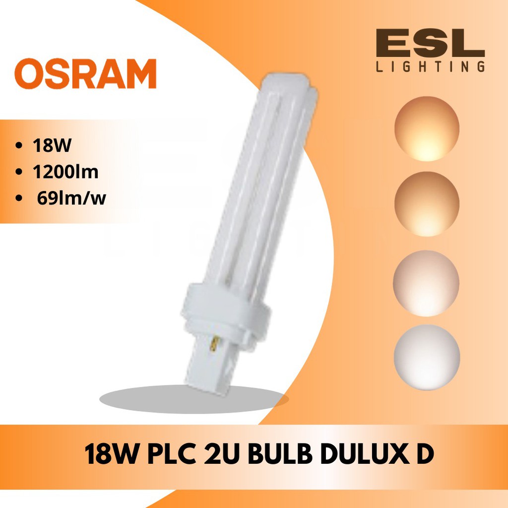 🌸READY STOCK🌸 OSRAM / ESL LIGHTING / BULB / HOME LIGHTING / DULUX D LED ...