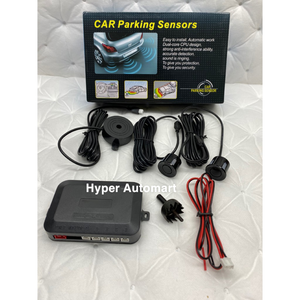 Car Universal Parking Sensor Reverse Sensor 2 Eyes Sensors System 12V ...