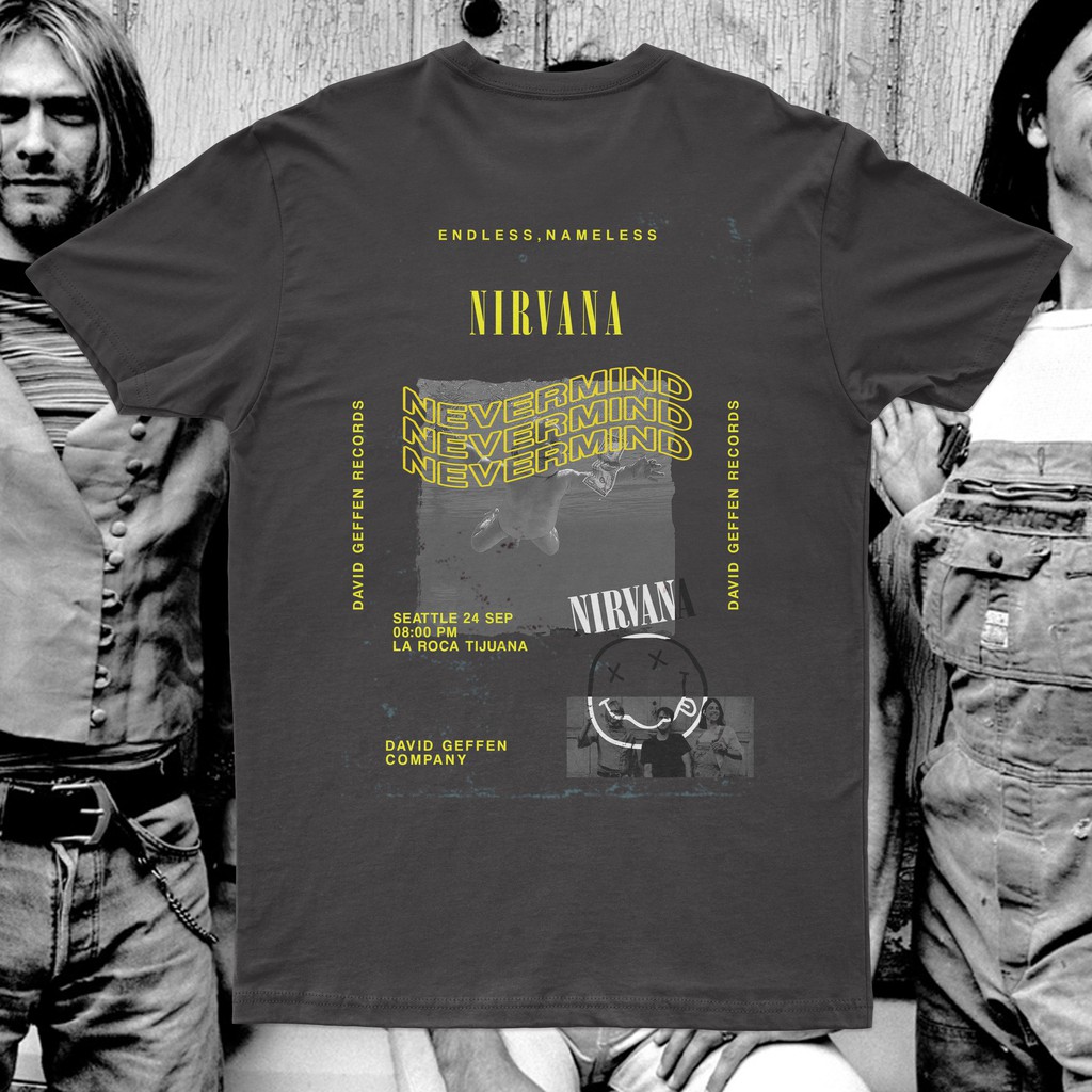 Nirvana Band Nevermind Album | Artist T-Shirt Merchandise | Artist T ...