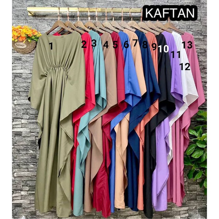 PLAIN KAFTAN🔥KAFTAN GETAH DI DADA🔥BAJU MUSLIMAH/BAJU WANITA/BAJU TREND ...