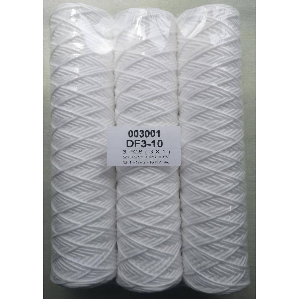 Pureflo DF 3 Micron PP Filter Cartridges 10 inch (3 IN 1) | Shopee Malaysia