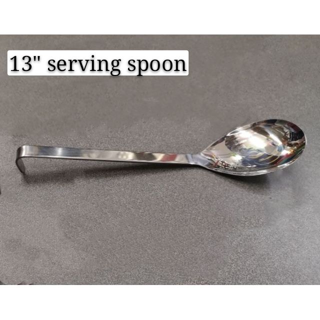 KT 13" stainless Steel serving spoon curry spoon rice spoon senduk lauk ...