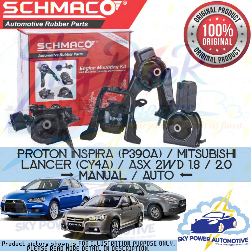 PROTON INSPIRA / MITSUBISHI LANCER (CY4A) / MITSUBISHI ASX 2WD 1.8 / 2. ...