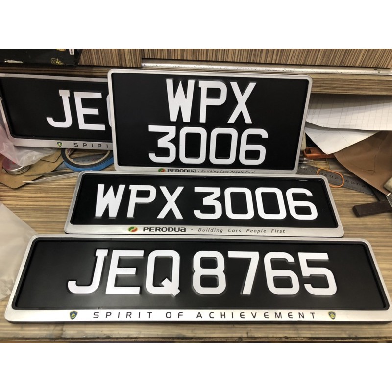 Plate Besi Ketok Kereta, Design Singapore | Shopee Malaysia