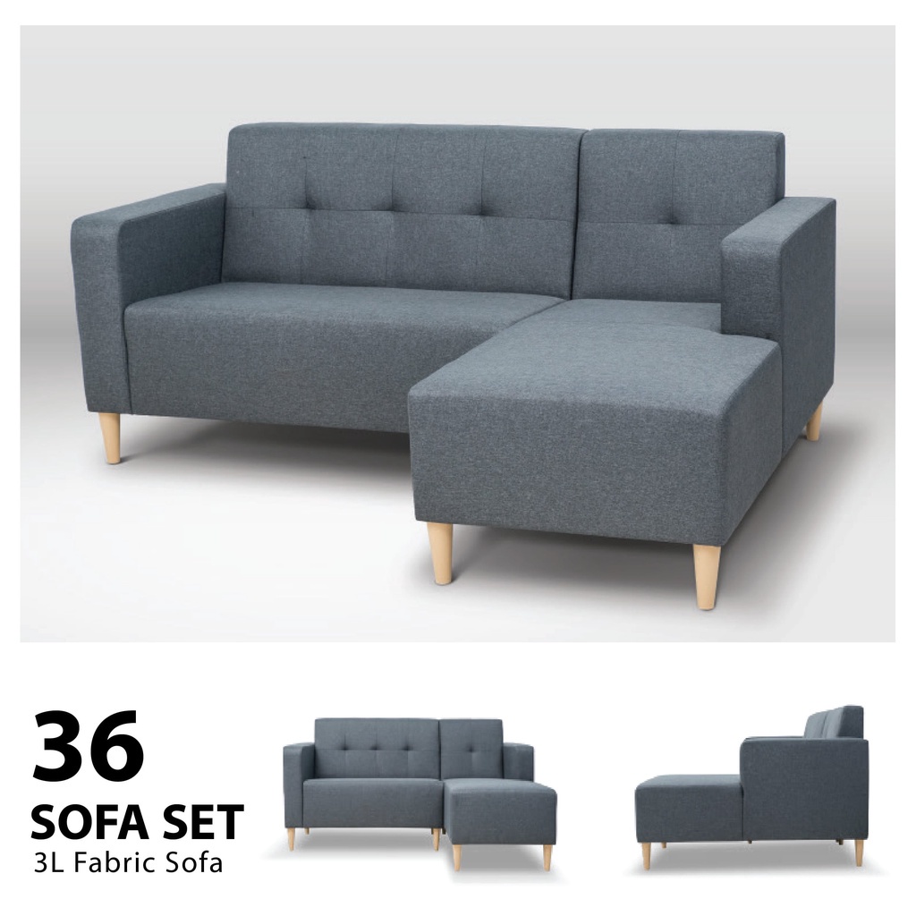 SET SOFA 3 TEMPAT DUDUK/SET RUANG TAMU/3S FABRIC SOFA/SET SOFA/LIVING ...
