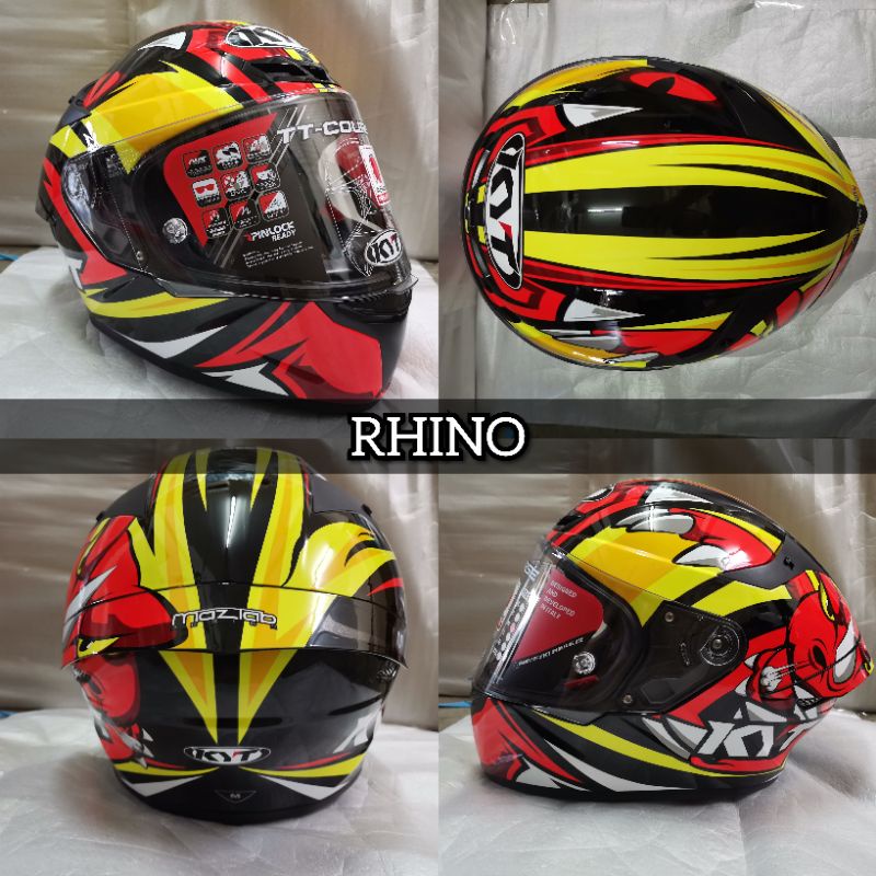 originalKYT ‖ HELMET KYT FULLFACE TT COURSE GRAND PRIX TONY ARBOLINO ...