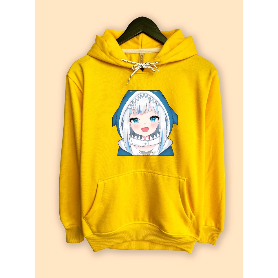 Hololive Gawr Gura big head Hoodie vTuber Jacket | Shopee Malaysia