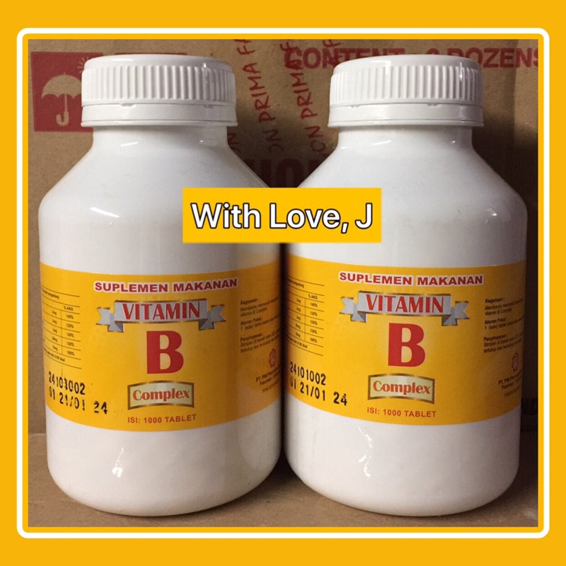 VITAMIN B COMPLEX (1000 TABLETS) | Shopee Malaysia
