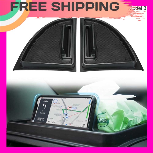 Front Dashboard Phone Holder Storage Box for Tesla Model 3,Center ...