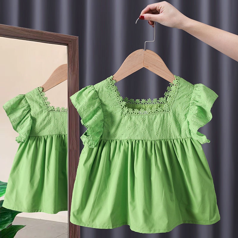 [Do Re Mi] Ready Stock Summer New Style Fashion Little Flying Sleeve ...