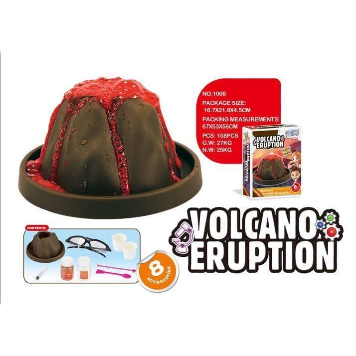 Diy Science Experiment Kits VOLCANO ERUPTION Educational Toys - DIY ...