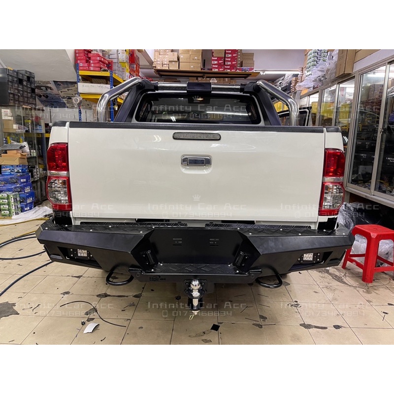 Toyota Hilux Vigo Vigo Champ 2005-2014 Eagle E45 Rear Bull Bar Bumper ...