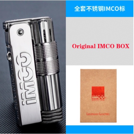 IMCO 6700 Lighter Gasoline Vintage Style Oil Petrol Refillable Flint ...
