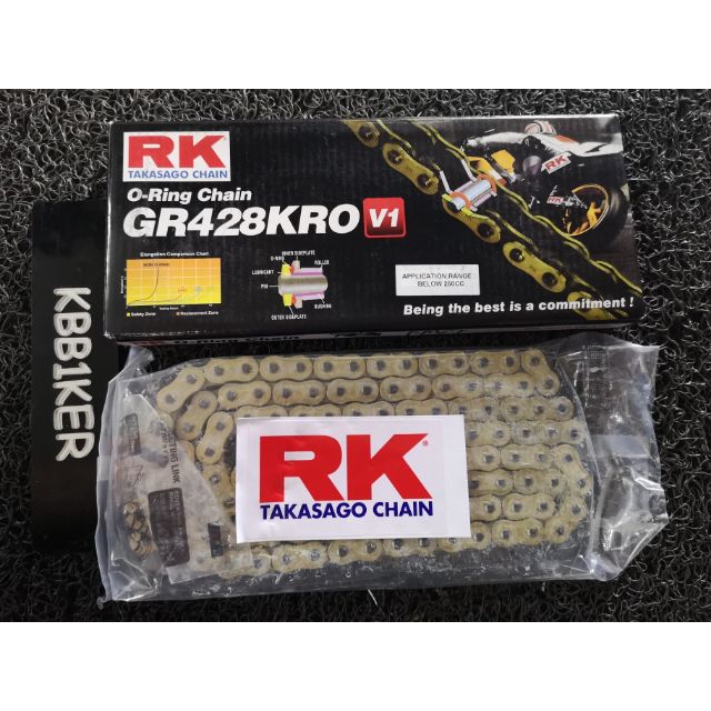 RK Oring Chian 428 KRO Gold | Shopee Malaysia