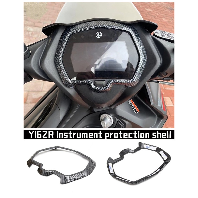 YAMAHA Y16 Y16ZR Meter Mask Carbon Cover Frame Meter Carbon Y16 Frame ...