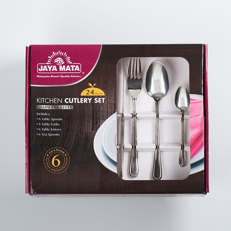 JAYA MATA Kitchen Cutlery Set (24 Pcs) JM784 | Shopee Malaysia