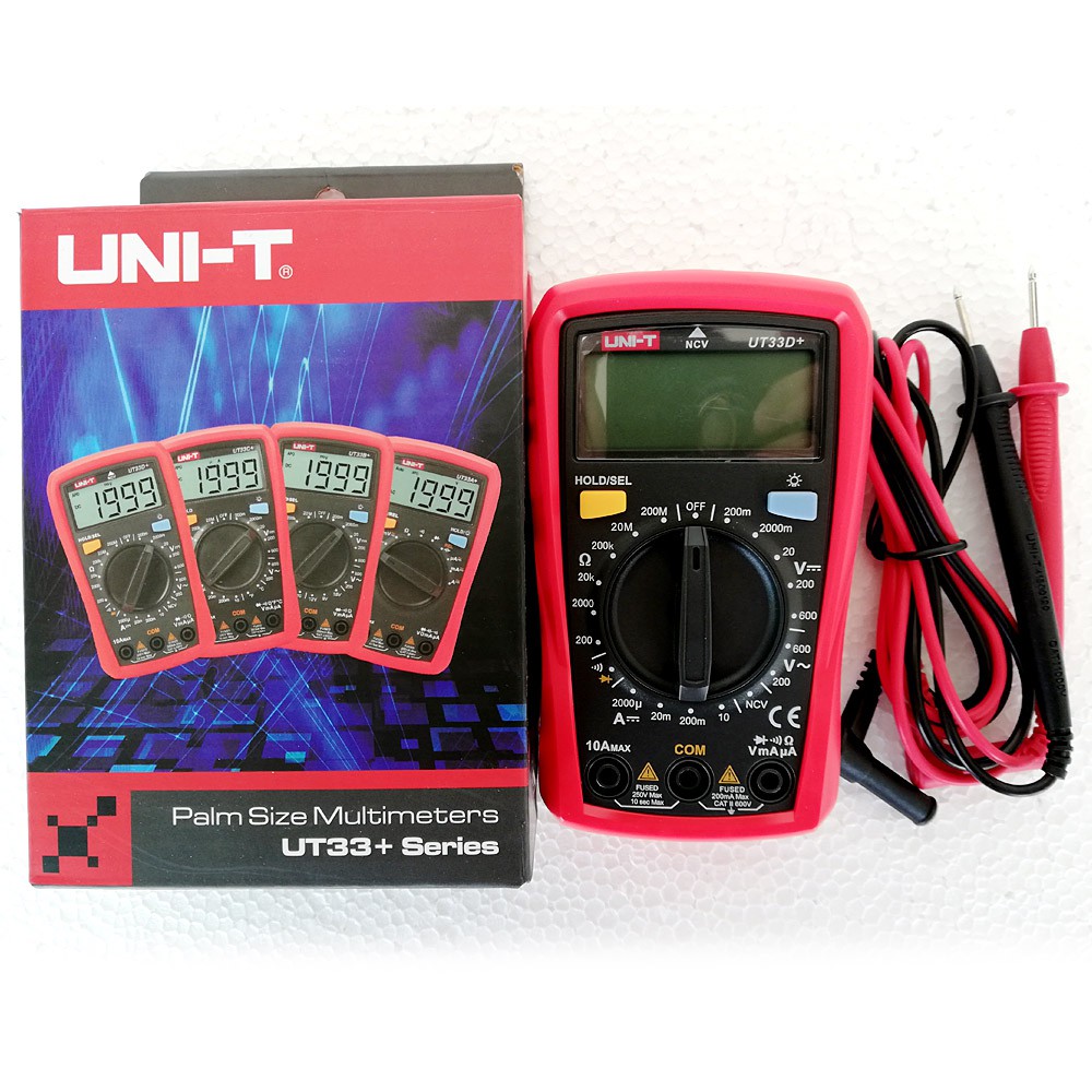 UNI-T UT33D+, Palm Size Digital Multimeter | Shopee Malaysia