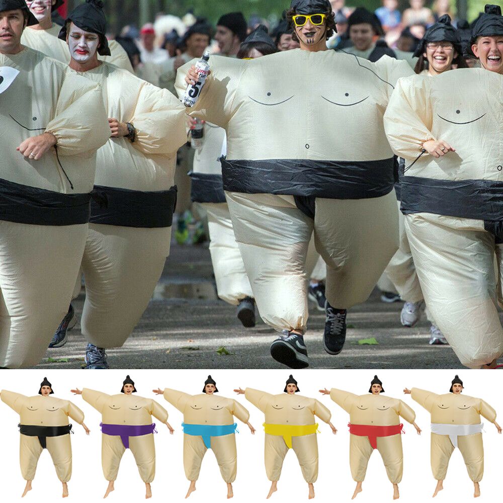 Sumo Lively Wrestler Costume Inflatable Suit For Amusing Dress Up And ...