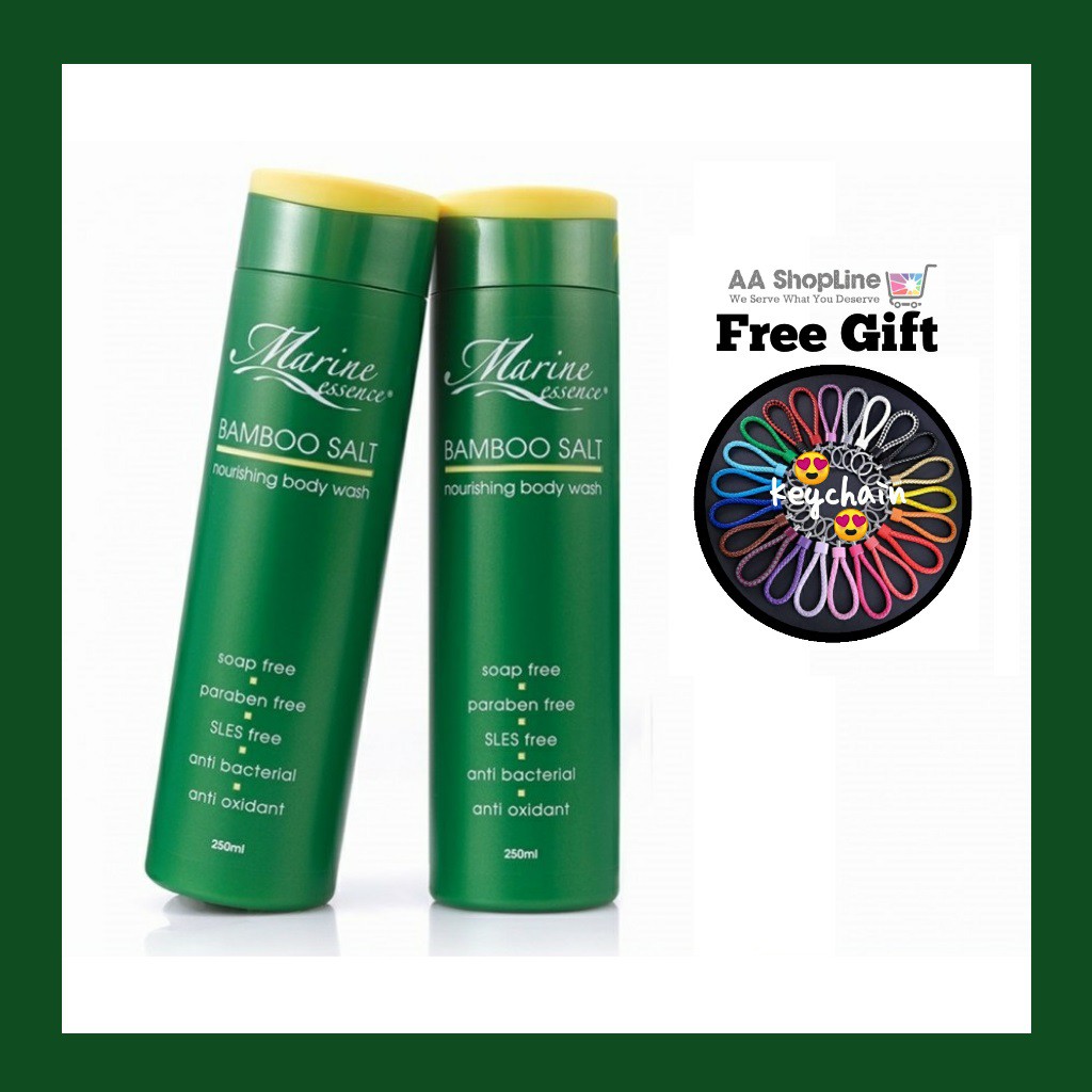 BODY WASH - Marine Essence Bamboo Salt Nourishing Body Wash Sabun Garam ...