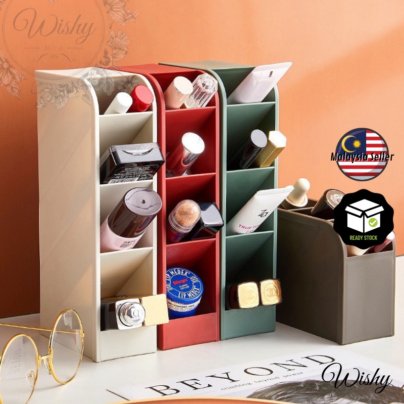 🔥🇲🇾Multi-function 4-Grid Storage-Desktop Pen Holder Office School ...