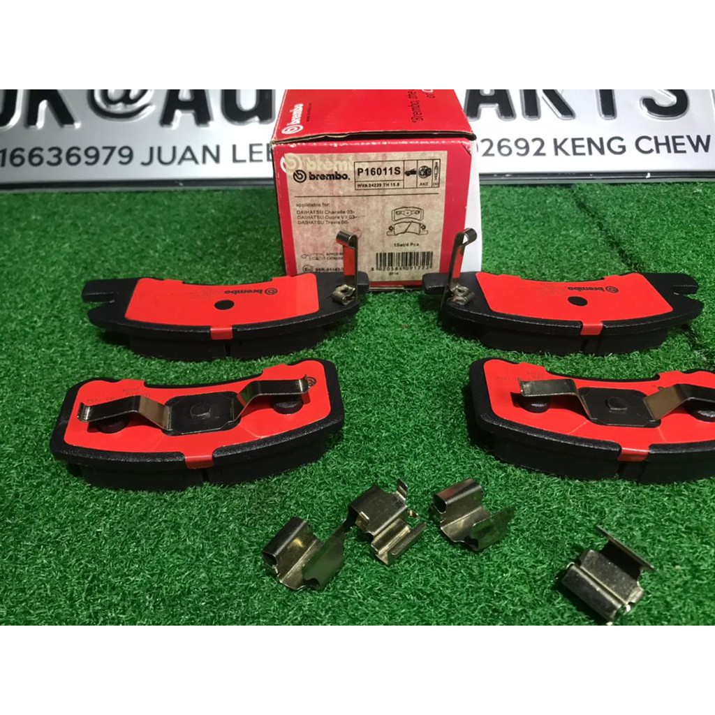 MERAH SLIM!!! Perodua Viva Frt Brake Pad BREMBO(LIMITED stock) | Shopee ...
