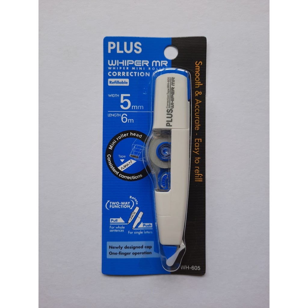 PLUS Whiper MR Correction Tape Refillable WH 605 (5mm x 6 Meter ...
