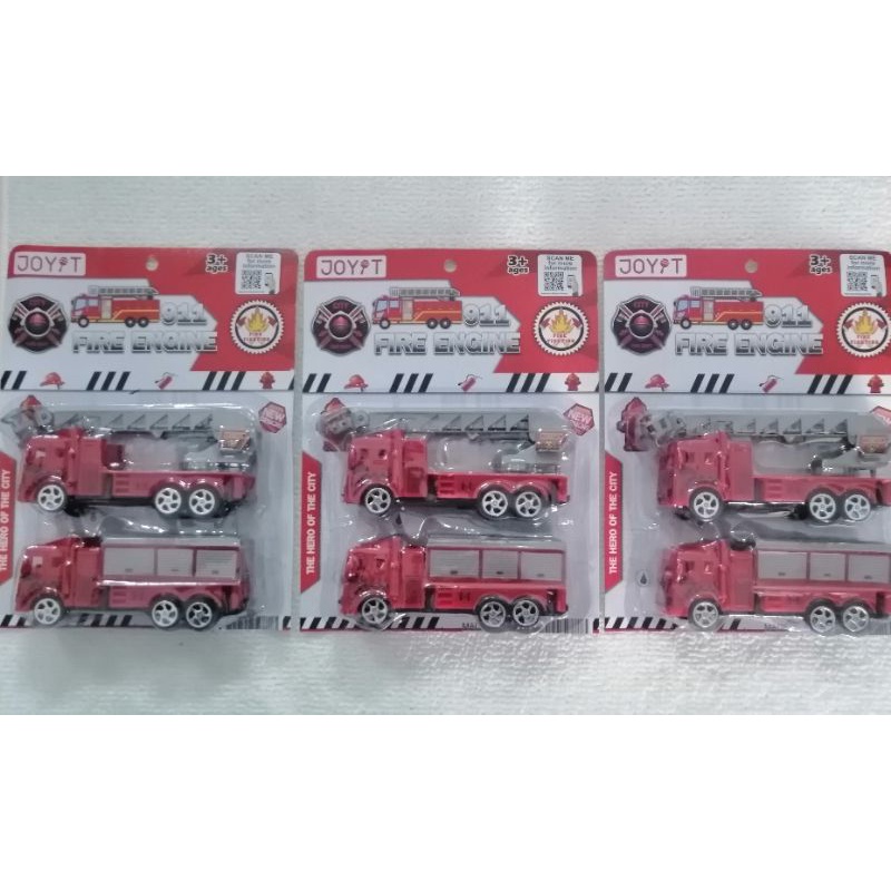Mainan Lori Bomba 2In1 Emergency Rescue Fire Truck Lorry Toys Vehicles ...