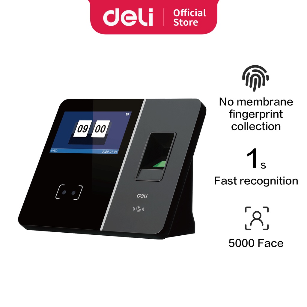 Deli Office Machine Face& Fingerprint Identification Attendance Machine ... Deli Office Machine Face& Fingerprint Identification Attendance Machine ...