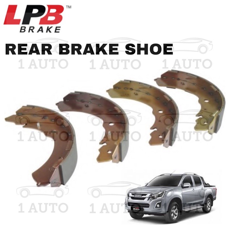LPB REAR BRAKE SHOE ISUZU DMAX RT50 | Shopee Malaysia