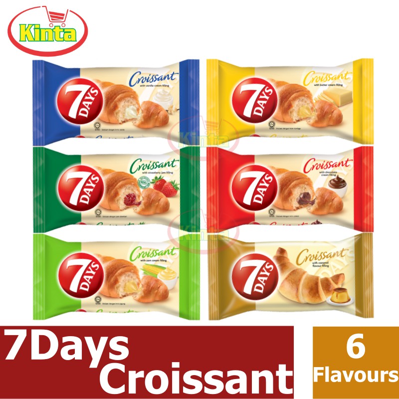 Munchy's 7 Days Croissant 60g | 7Days Croissant Roti | 七日牛角面包 | Shopee ...
