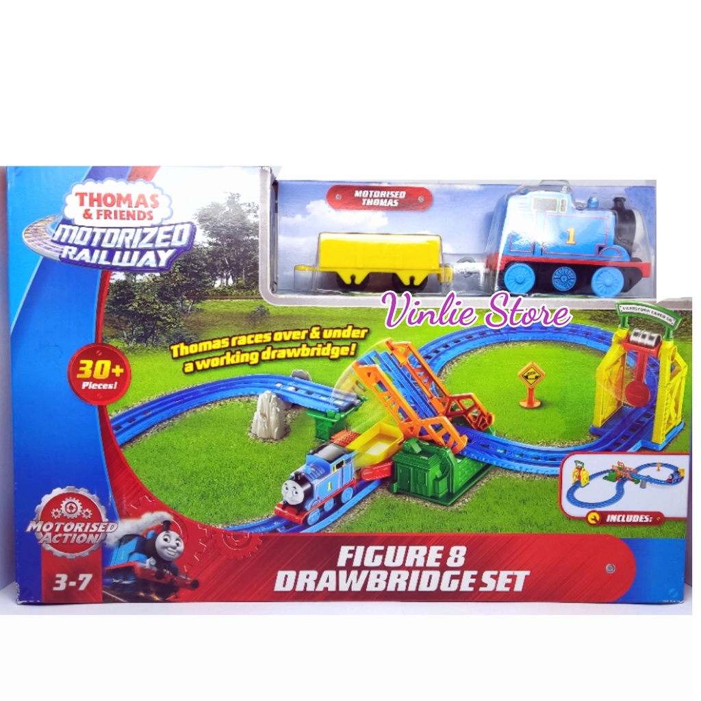 TRACK THOMAS AND FRIENDS MOTORIZED RAILWAY FIGURE 8 DRAWBRIDGE SET ...