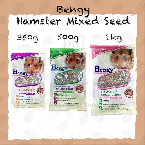 Bengy Hamster Mixed Seed Makanan Hamster Food Mix 350g 500g 1kg仓鼠粮食 ...