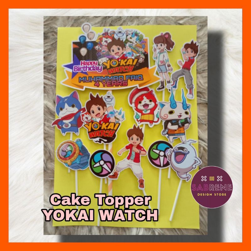 YOKAI WATCH CAKE TOPPER READY STOCK | Shopee Malaysia