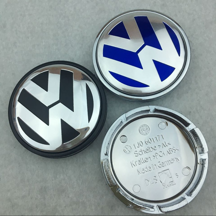 4PCS & 65mm VW Car Wheel Center Cap Covers Hubcaps Car Rims Cover For ...