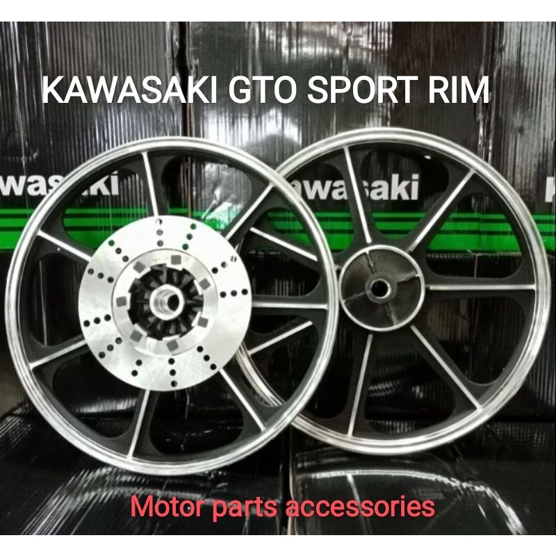 KAWASAKI GTO 7L SPORT RIM BLACK ONLY 💯💯👍 | Shopee Malaysia