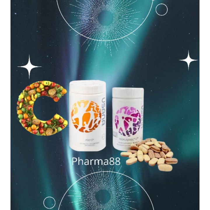 Usana Proflavanol-C100 + Usana Poly C Vitamin C High Antioxidant ...