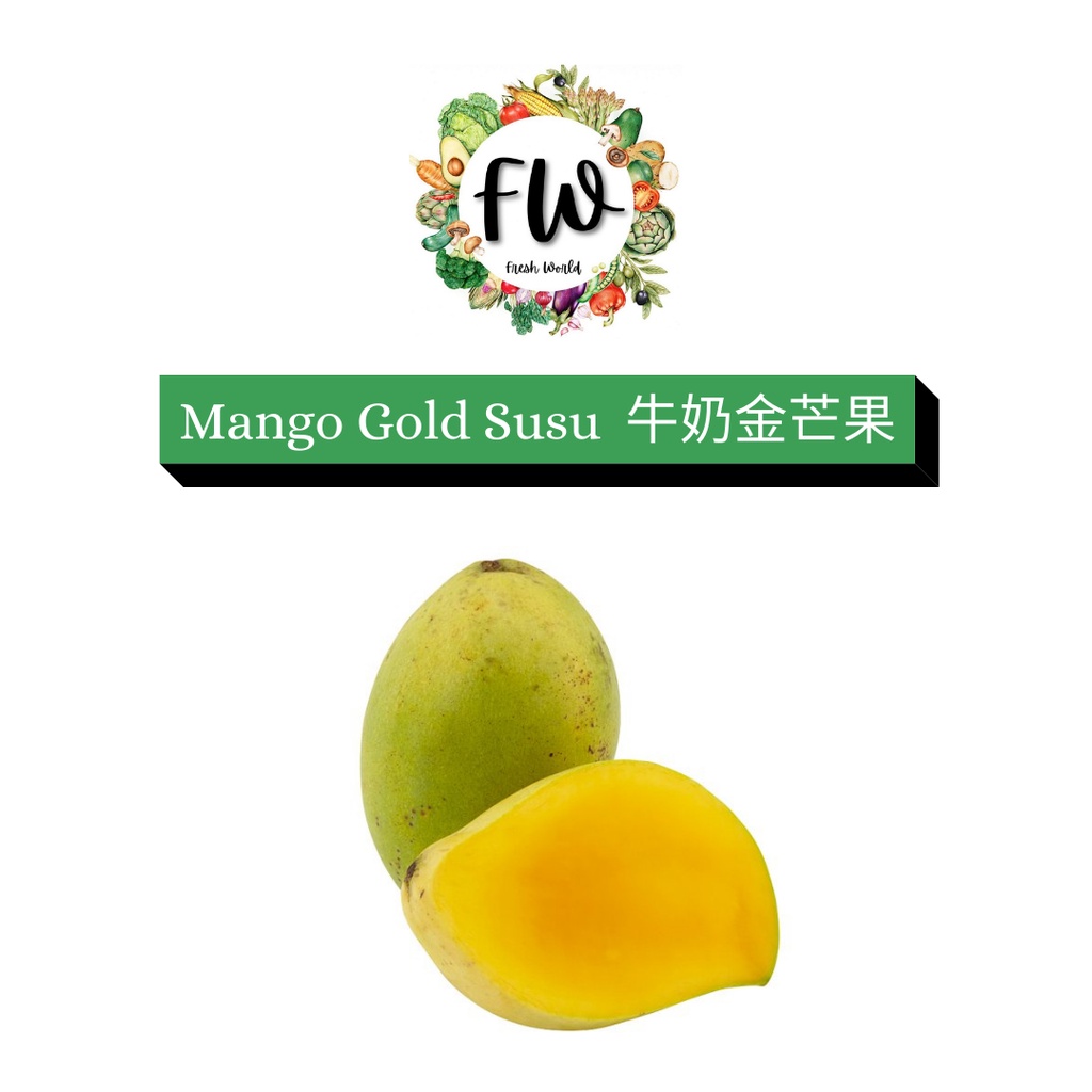 Mango Gold Susu 牛奶金芒果 1PCS/3PCS (350g± - 1kg±) | Shopee Malaysia