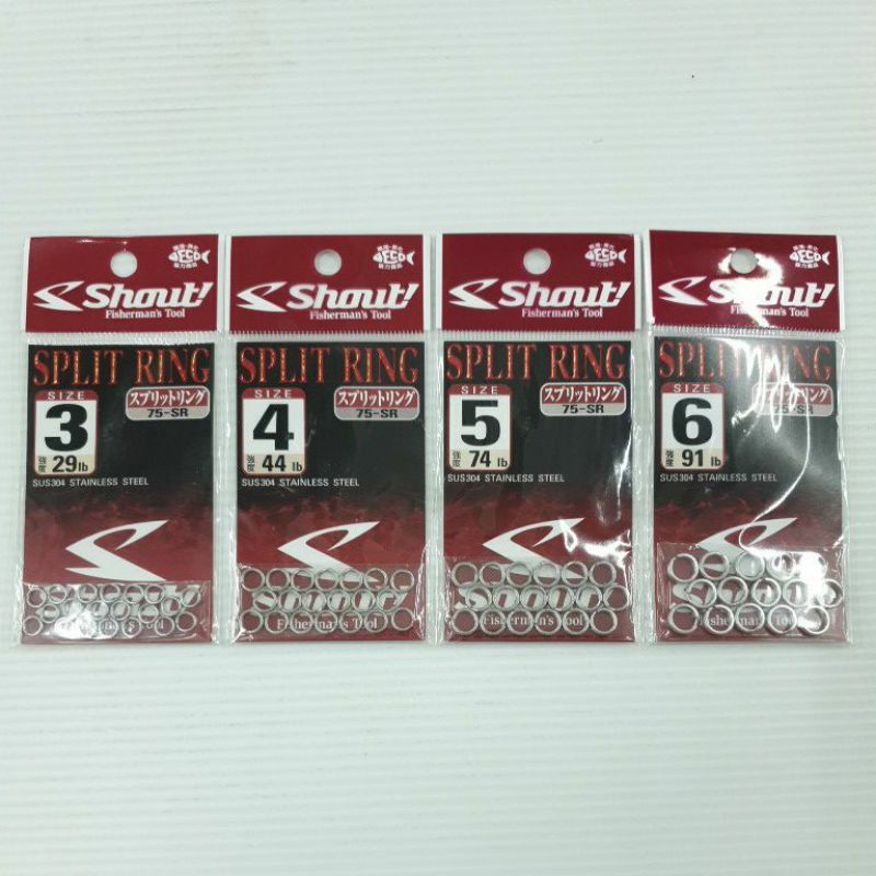 SHOUT SPLIT RING 75SR # MADE OF SUS 304 STAINLESS STEEL | Shopee Malaysia