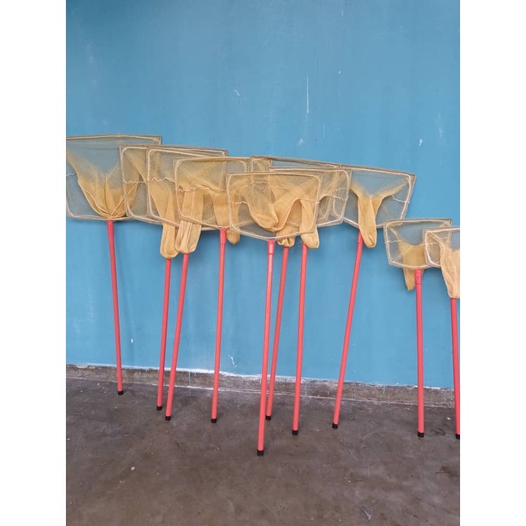 TANGGUK IKAN KAYU NYLON LANDING NET(SQUARE/ROUND) | Shopee Malaysia