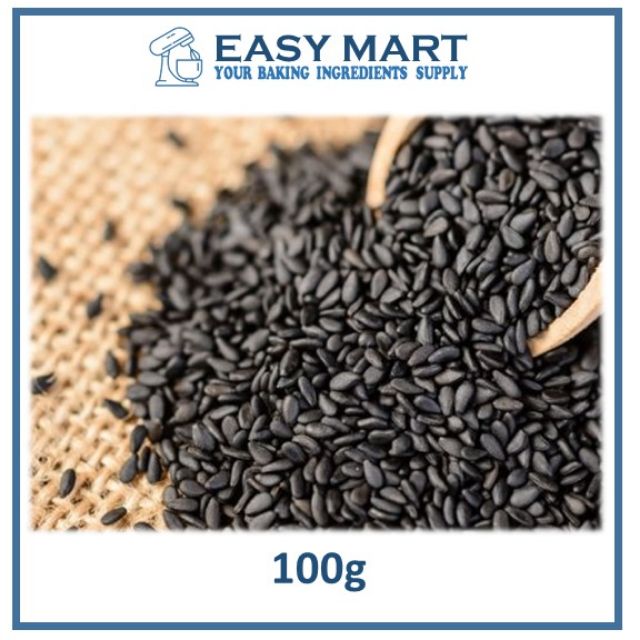 Ready Stock Premium Black Sesame Seed Seeds Bijan Hitam 100g 1kg ...